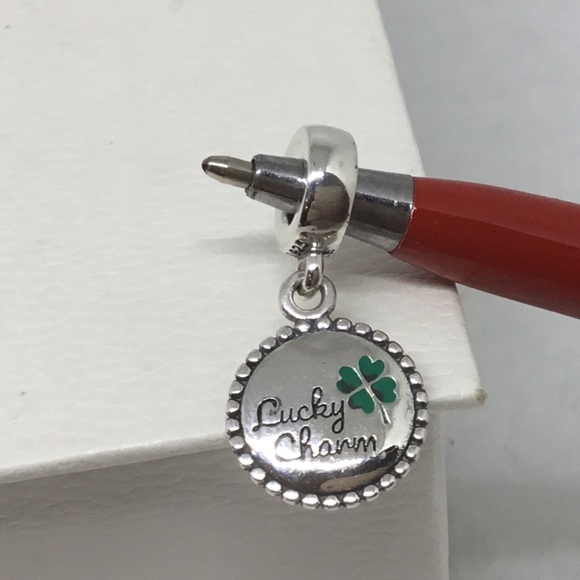 Pandora | Jewelry | Pandora Lucky Clover Dangle Charm | Poshmark